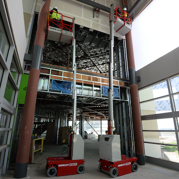 20- and 25-foot vertical mast lifts - Pro Contractor Rentals